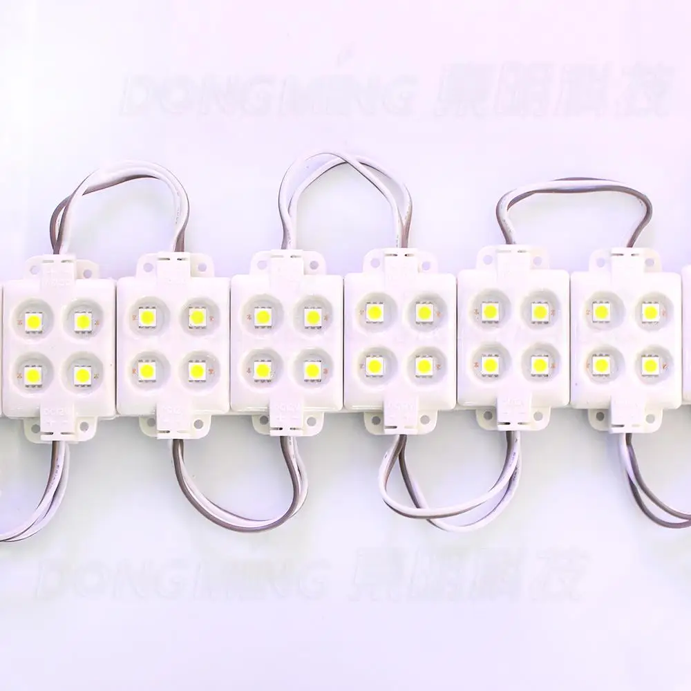 20pcs Waterproof Smd 5050 Led Modules 12v 4 Led High Brightness For Led ...