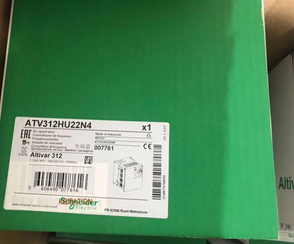 ATV312HU22N4 Original Variable VFD velocidad ATV312 2.2kW 5.9kVA 79 W ...