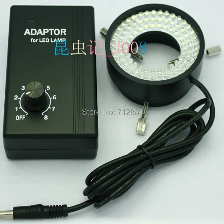 Réglable 96 LED Light Ring illuminateur Lampe pour Stéréo Microscope ...