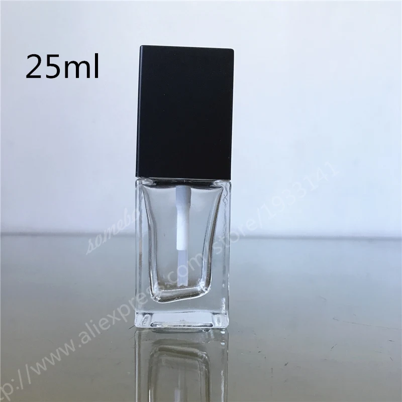 Botella de Perfume de vidrio de 25ml botella recargable vacía portátil, botella de Perfume de ...
