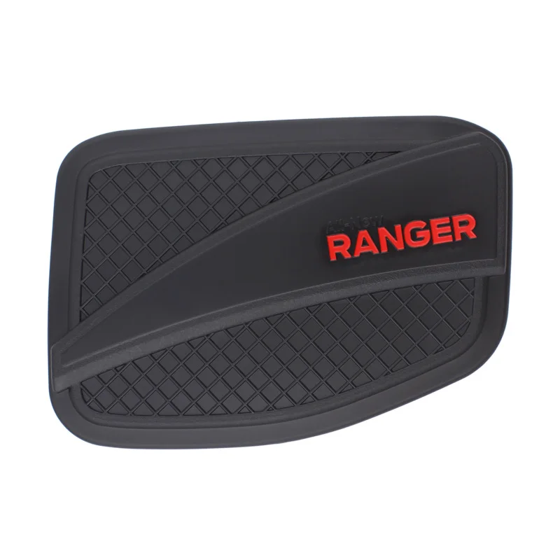 For-Ford-Ranger-T6-T7-T8-2012-2021-Exterior-Fuel-Tank-Cover-Matte-Black ...