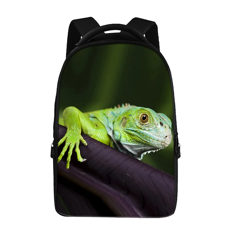Animal lizard prints Backpacks For Teens Computer Bag Fashion School ...