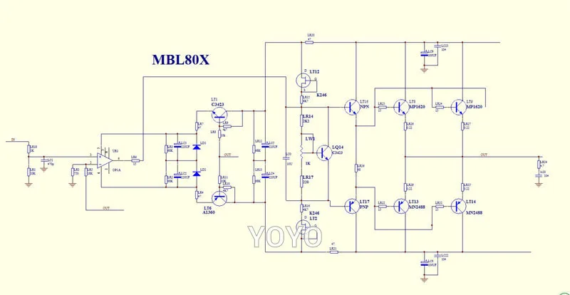 Mbl amplifier schematics