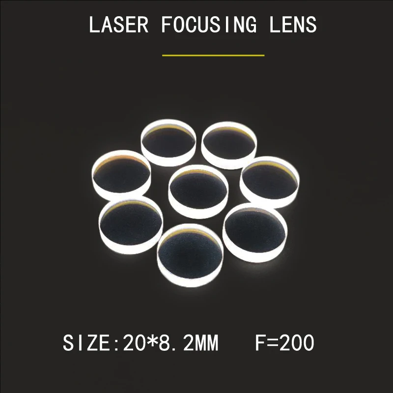 Weimeng 10 pieces 20*8.2mm F=200 optical glass laser focusing mirrors ...