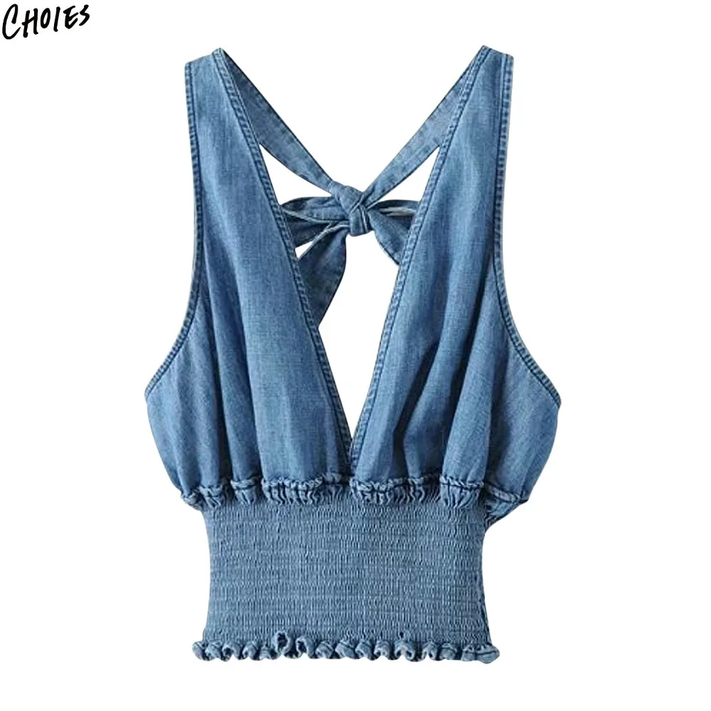 Aliexpress.com : Buy 2 Colors Plunge Deep V Neck Halter Backless ...