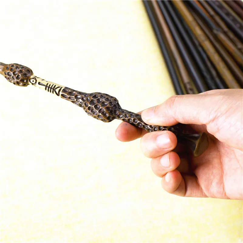 Promo Offer 35-40cm New Top Quality Metal core Snape Dumbledore Magic ...