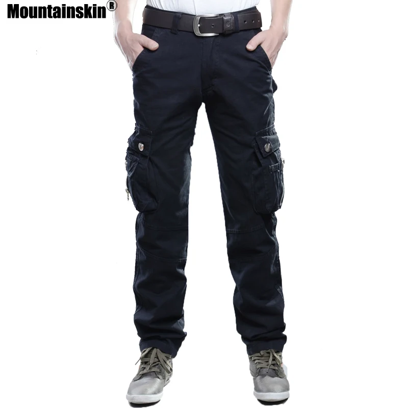 Mountainskin New Army Military Cargo Pants Solid Color Mens Pant ...