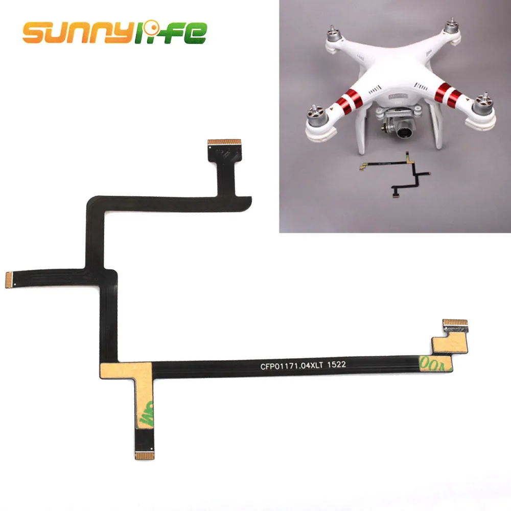 SUNNYLIFE For DJI Phantom 3 Standard Repair Parts Flexible Gimbal Flat ...