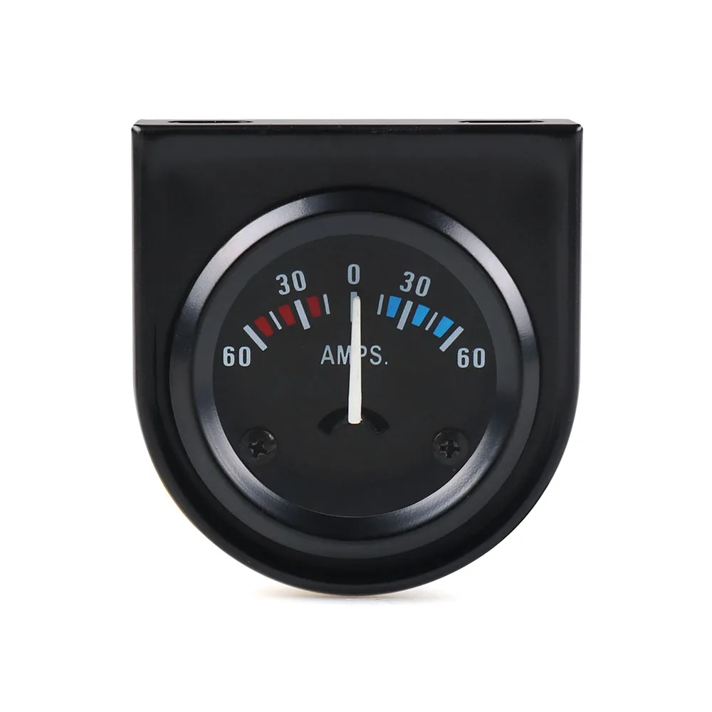 2Inch-52mm-Car-AMPS-Meter-60-0-60A-Ammeter-White-LED-Light-AMPS-Gauge ...