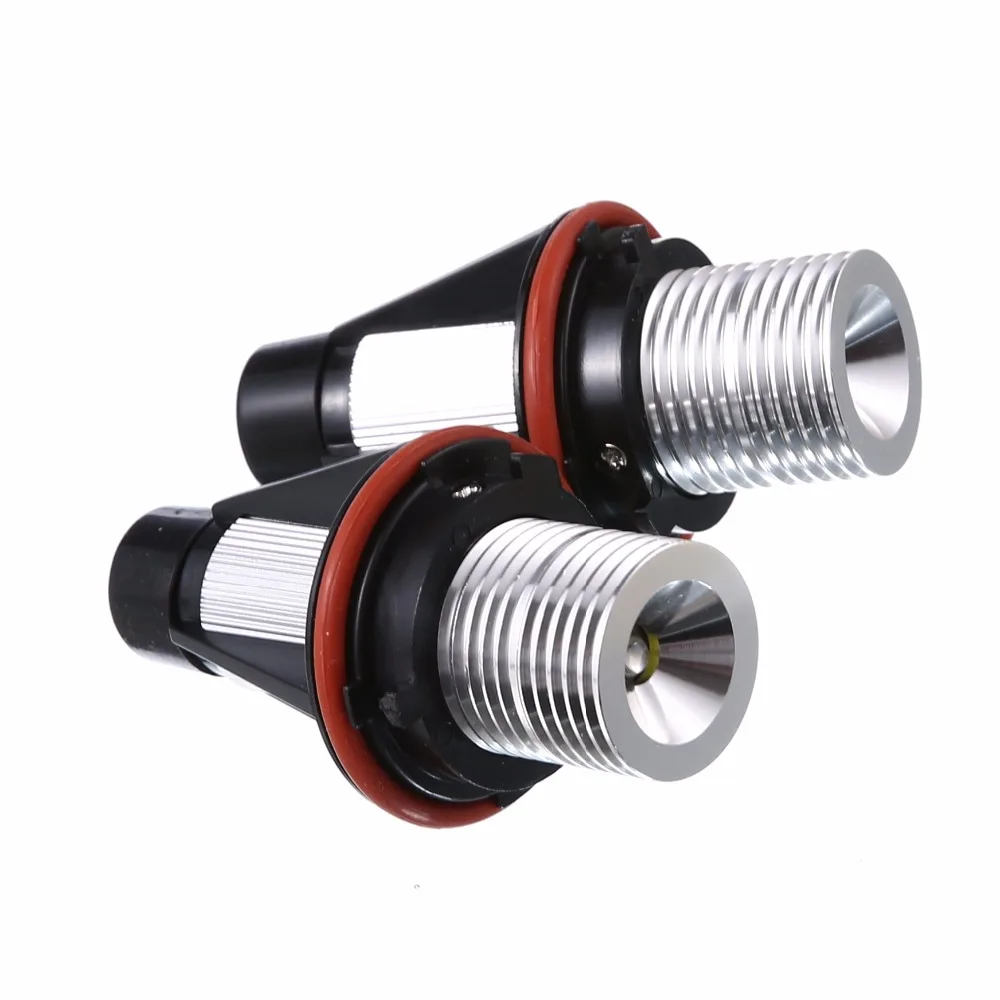 2Pcs/Pair 2*5W 10W For Cree LED Chips LED Marker Angel Eyes White Blue ...