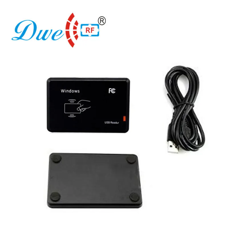 DWE CC RF 125khz EM ID USB rfid reader 4 byte decimal 8H10D USB Desktop ...