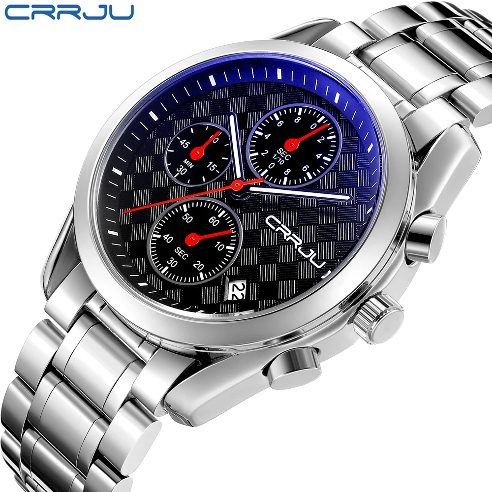 CRRJU Watch Men Business Waterproof Clock Mens Watches Brand Luxury ... CRRJU Watch Men Business Waterproof Clock Mens Watches Brand Luxury ...