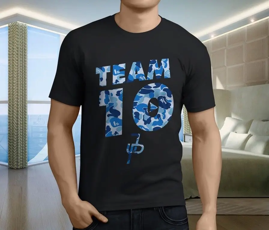 Cool Graphic T Shirts Men's Short New Popular Jake Paul Team 10 Blue ...