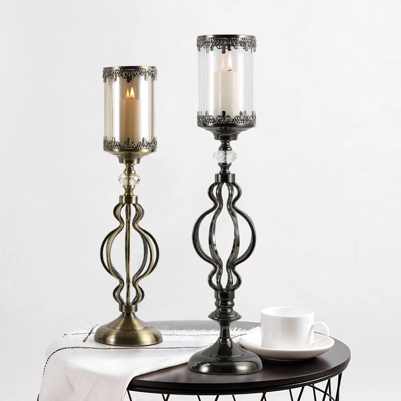 European Style Candle Holders Candle stand Romantic Candlelight Dinner ...