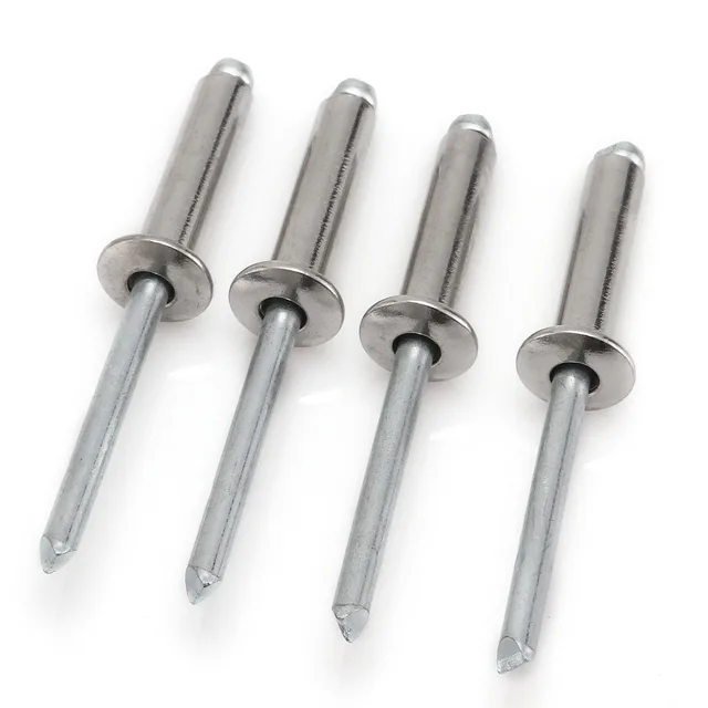 20PCS 304 semi steel open type M5*20 core pulling rivets Blind Round ...