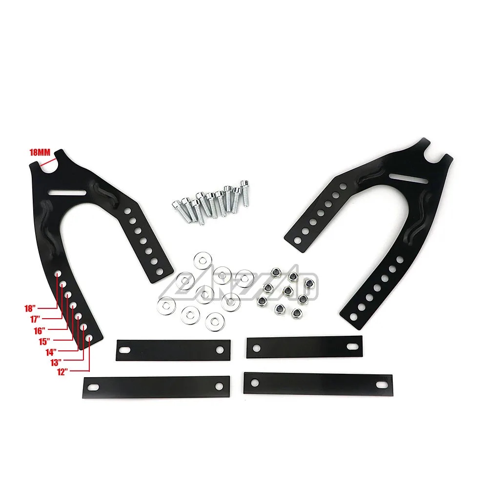 Motorcycle Rear Fender Mudguard Wheel Tire Splash Cover Guard Black ...