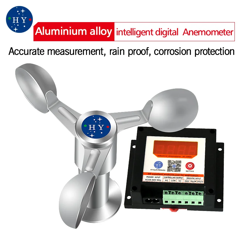 Intelligent Digital Anemometer /tower Wind Speed Alarm Sensor ...
