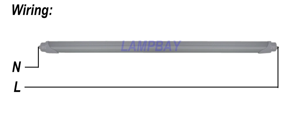 LED Tube Bulb 8ft 2.4m 40W 48W Rotated Base FA8 R17D(HO) Lamp T8 T10 ...