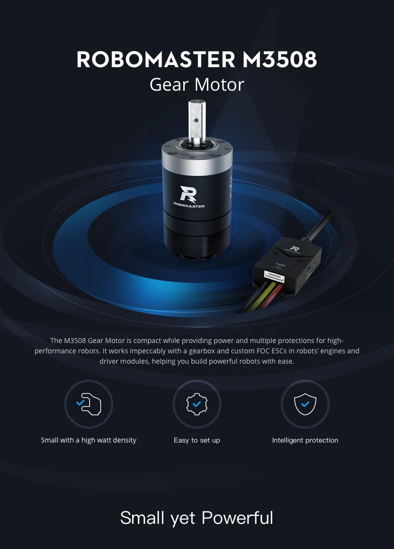 RoboMaster S1 RM M3508 P19 с бесщеточным двигателем постоянного тока Шестерни мотор для DJI ...