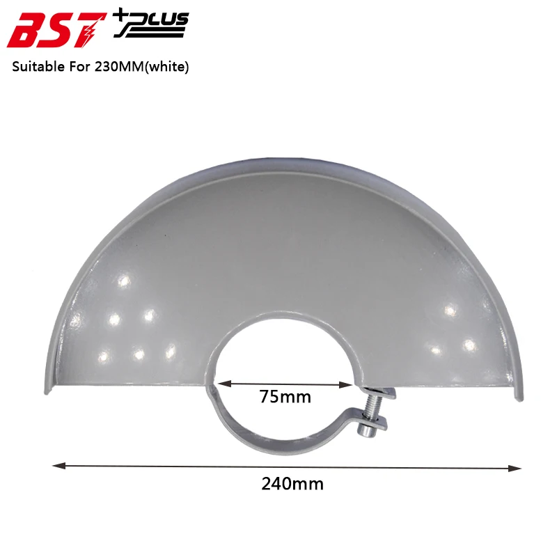 White-Metal-Wheel-Safety-Guard-Protection-Cover-For-230MM-Angle-Grinder ...