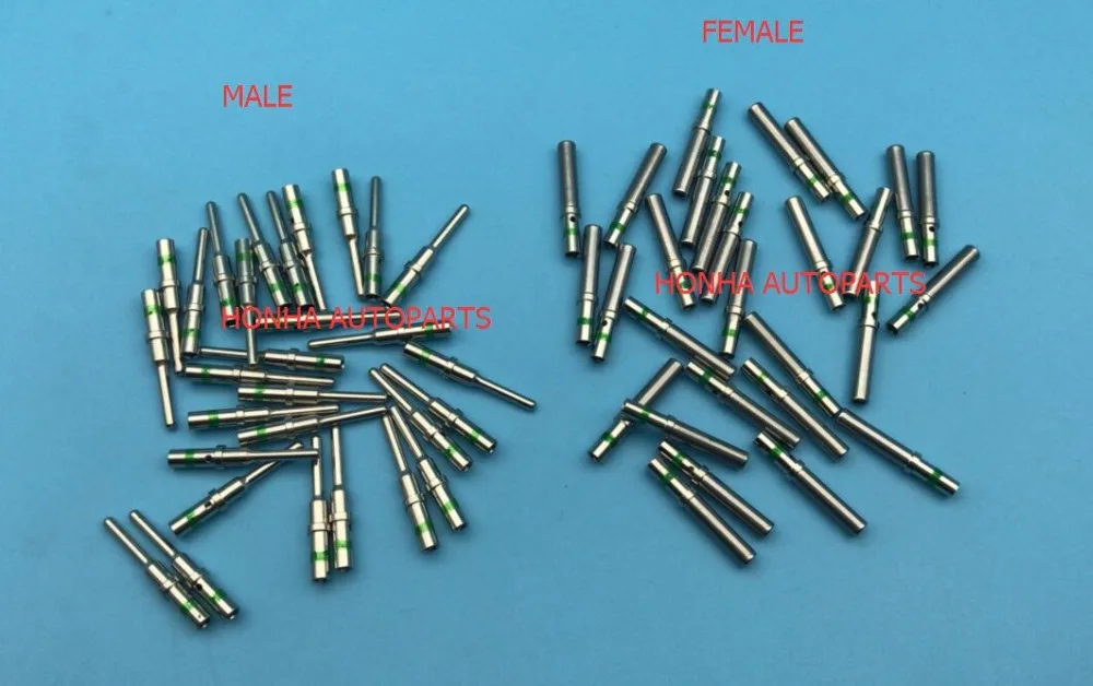 100pcs Dt Pin 14-16awg 0460-215-16141 0462-209-16141 Solid Crimp ...