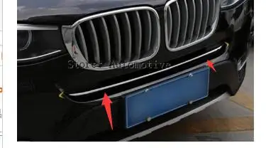 Stainless Front Grille Grid Molding Cover Trim For BMW X3 F25 2014 2015 ...