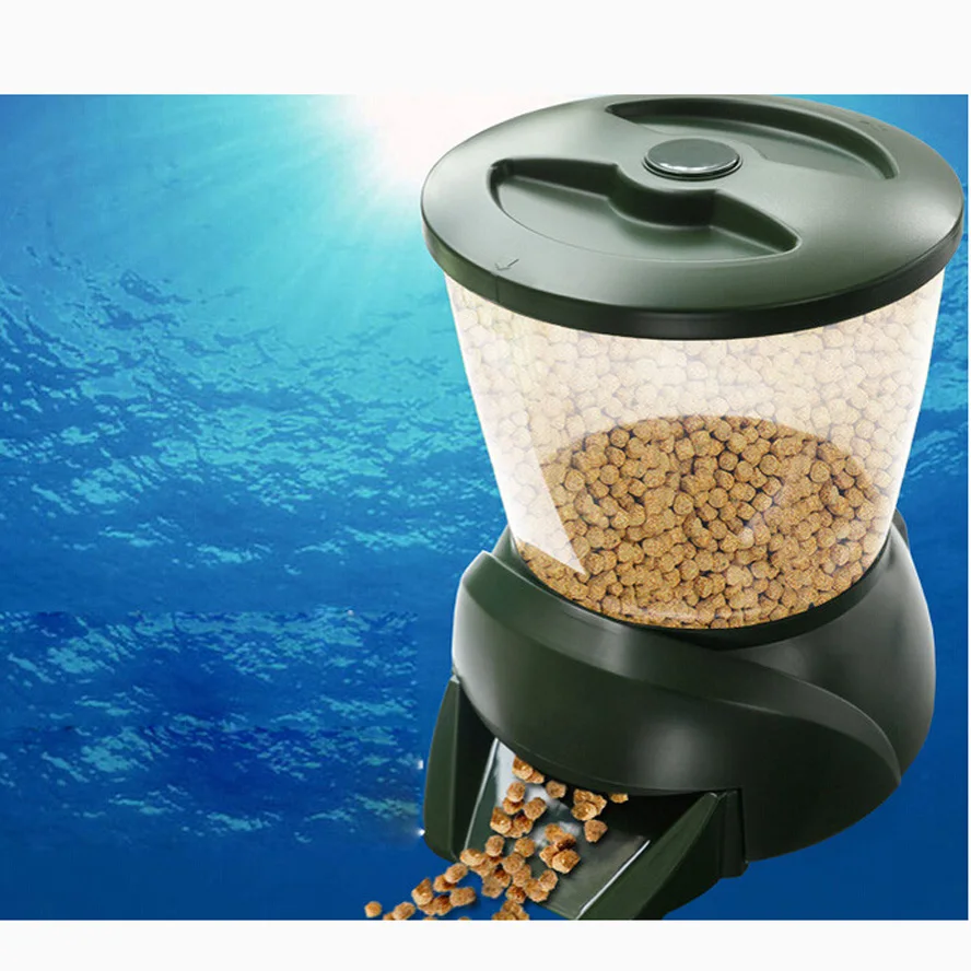 Aliexpress Buy Automatic Pond Fish Feeder Fish Food Dispenser Aliexpress Buy Automatic Pond Fish Feeder Fish Food Dispenser