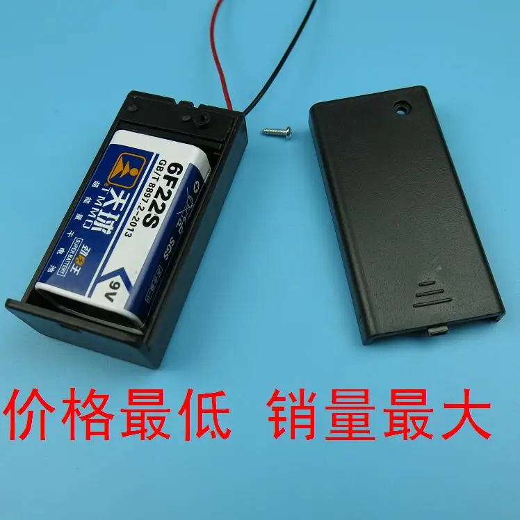 Battery Box 9v Pp3 Batteries | Volt Pp3 Battery Holder Box | 9v Battery ...