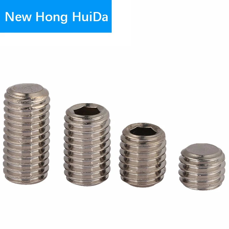 Hex Flat Head Socket Cap Set Grub Screw Inner Hexagon Metric Thread ...