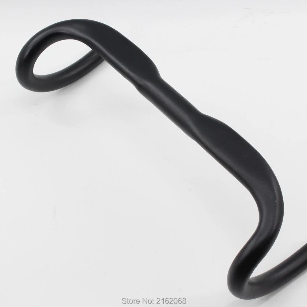 Newest racing road Aluminum alloy bike handlebar matt oblate aero ...
