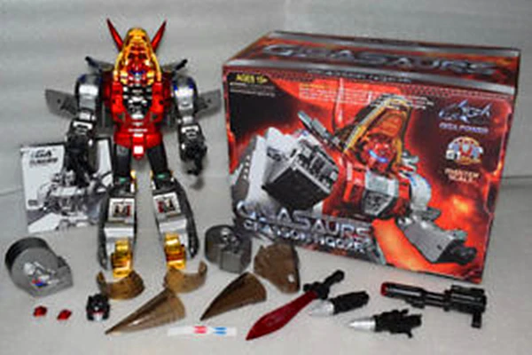 GigaPower GP HQ-01R HQ01R Superator Grimlock Dinobots хромированная версия