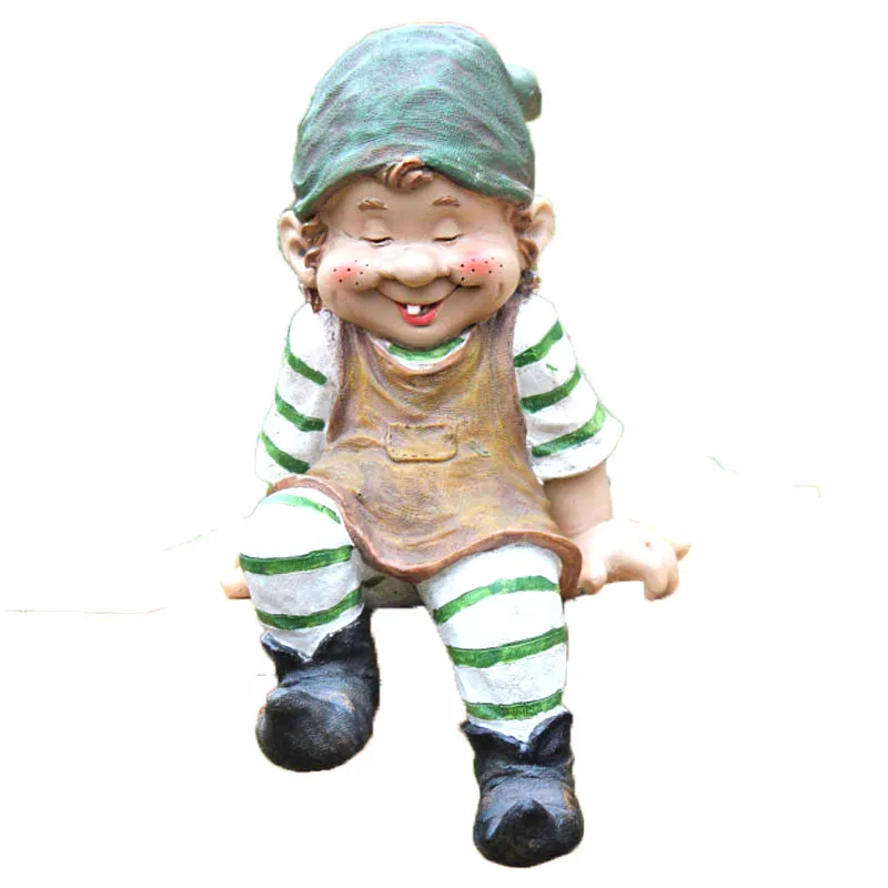 Villa Courtyard Happy Dwarf Elf Welcome Markers Pendants Decoration ...