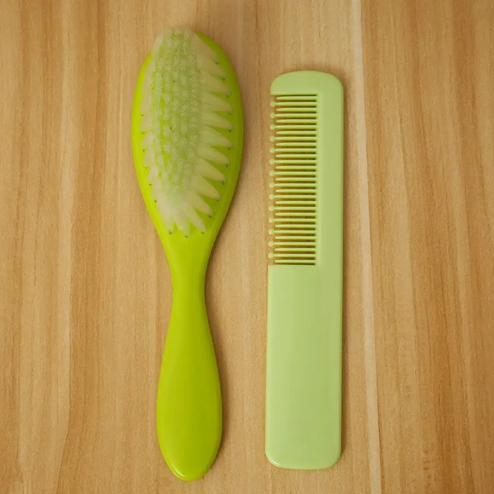 ABS 2 шт Детская Расческа для новорожденных, щетка для волос, мягкий ...