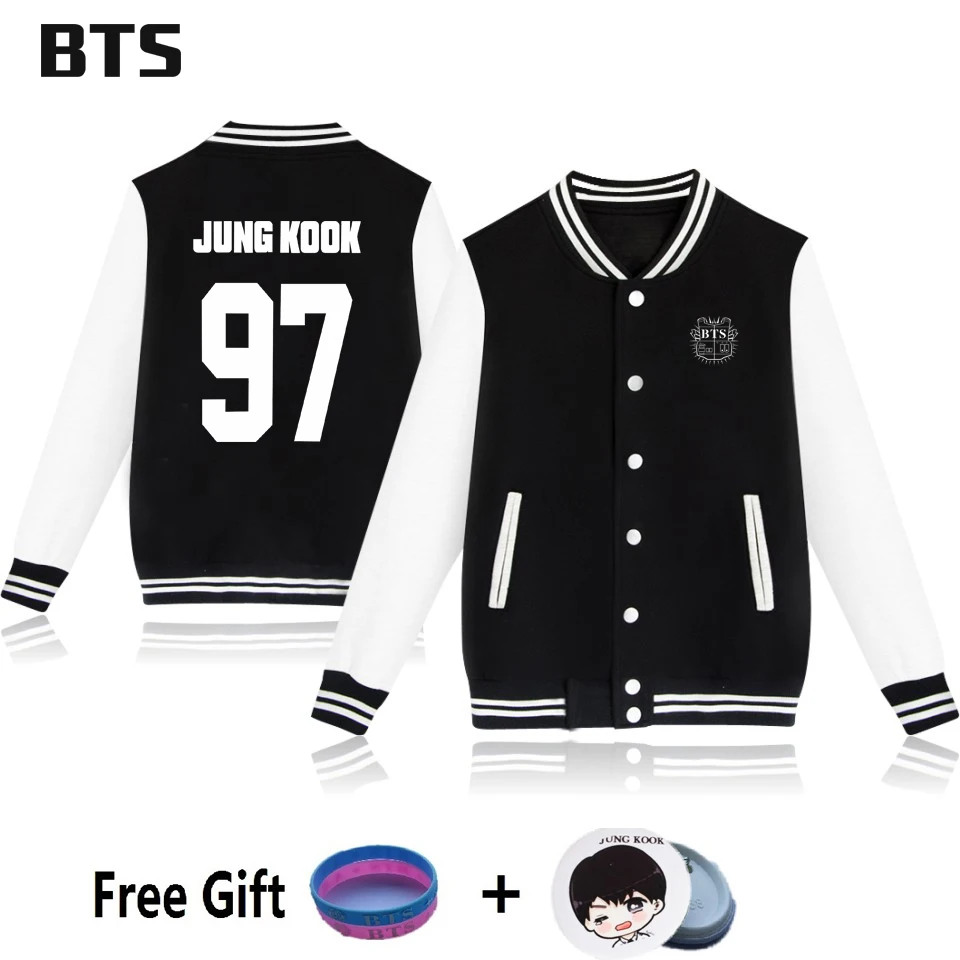 Best Seller BTS Baseball Jacket Rap Monster Jungkook V Bangtan Boys ...