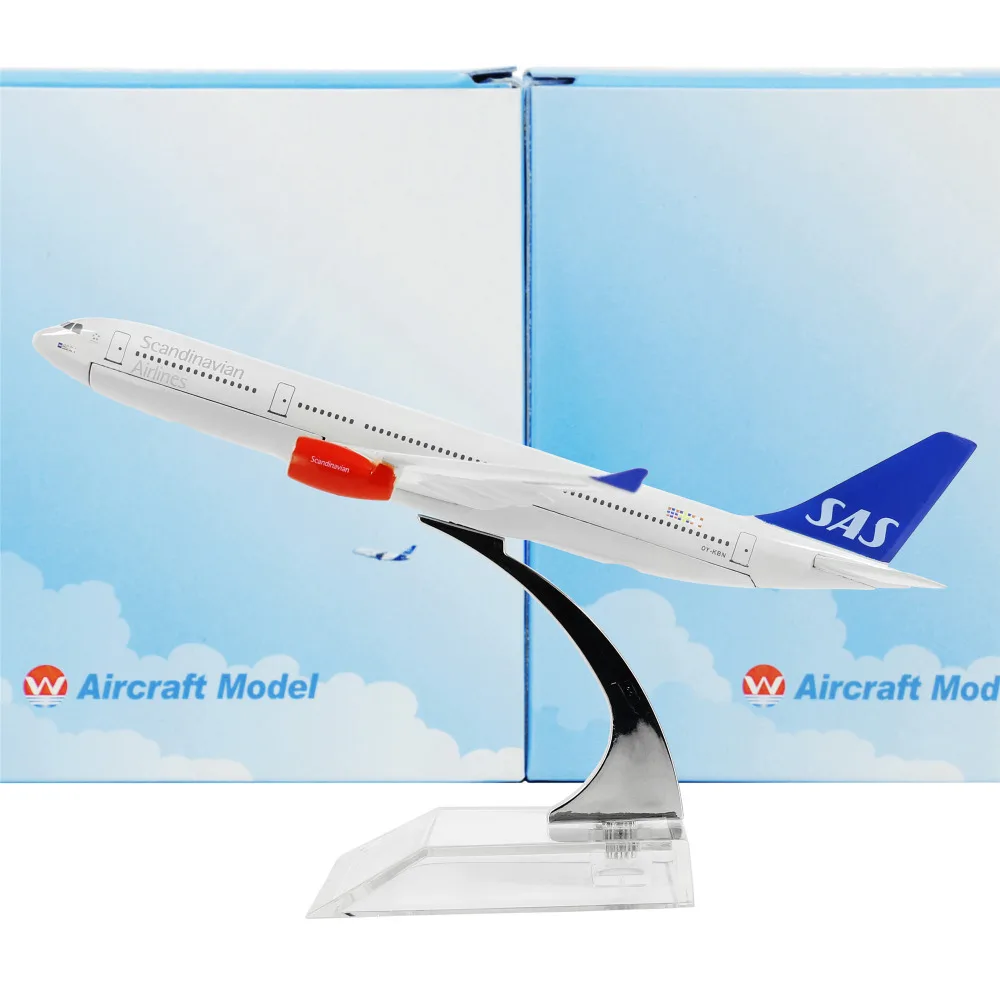 Scandinavian Airlines SystemsA330 SAS Model Aircraft Model Metal 16cm ...