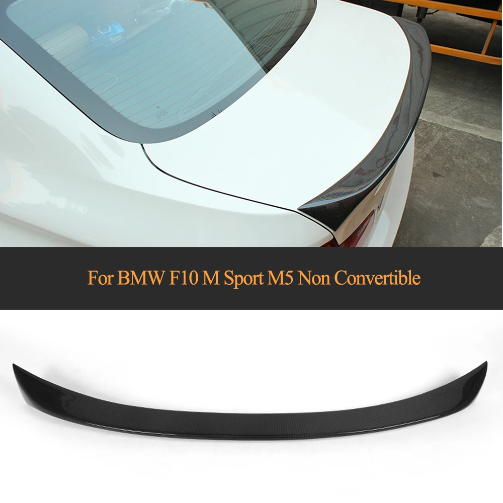 5 Series carbon fiber Rear Trunk Boot Lip Wing spoiler for BMW F10 M ...