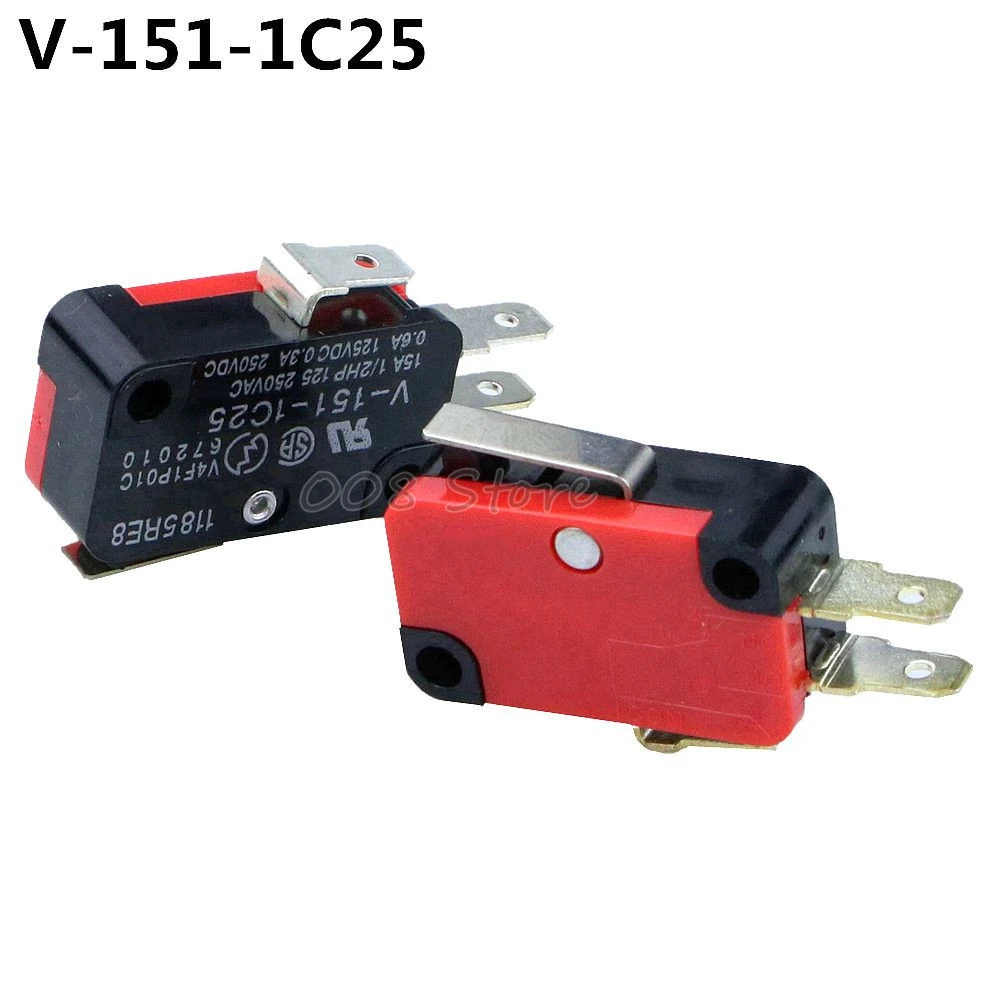 LED Lighted Arm Snap Action Toggle Switch 12V DC SPST ON-OFF Male Quick ...