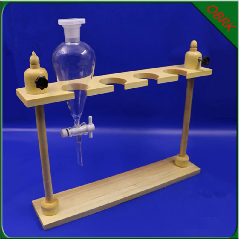 Funnelsupport Wooden Material Funnel Shelf Four Hole Funnel Support ...