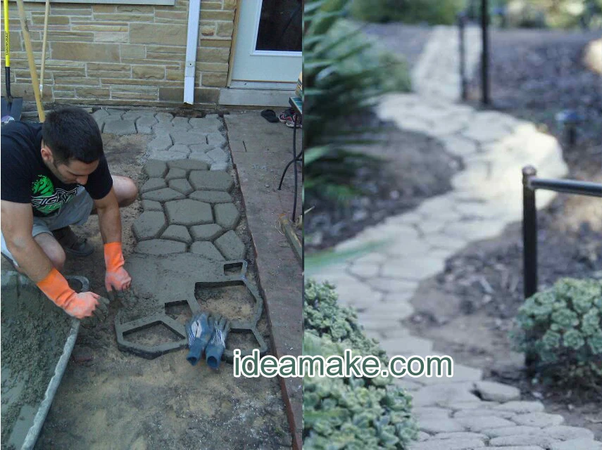 Garden-Road-Form-Paving-concrete-Mold-paving-Block-Molds-Stones-Garden ...