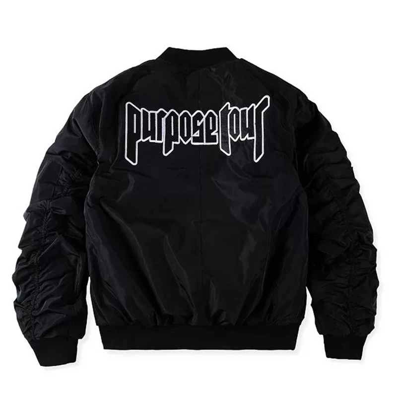 35％割引FREE SIZE超爆安 ジャスティン・ビーバー purpose tour MA_1 フライトジャケット ジャケット/アウター ...