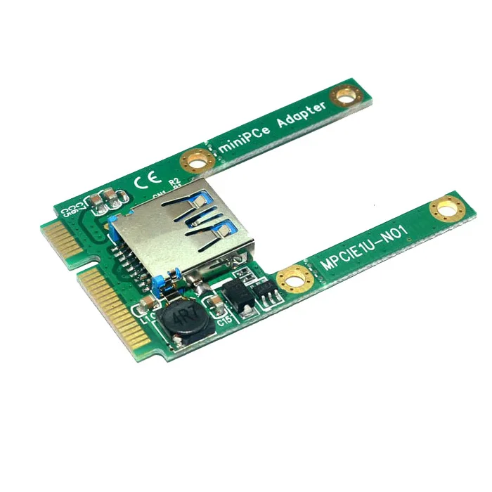 Mini PCIe to USB2.0 Adapter Card, Mini PCI Express Slot Expansion to ...