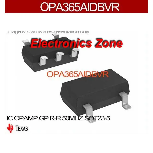 OPA365AIDBVR IC OPAMP GP R R 50MHZ SOT23 5 OPA365AIDBVR 365 OPA365 OPA365A OPA365AI 365A|sot23-5 ...