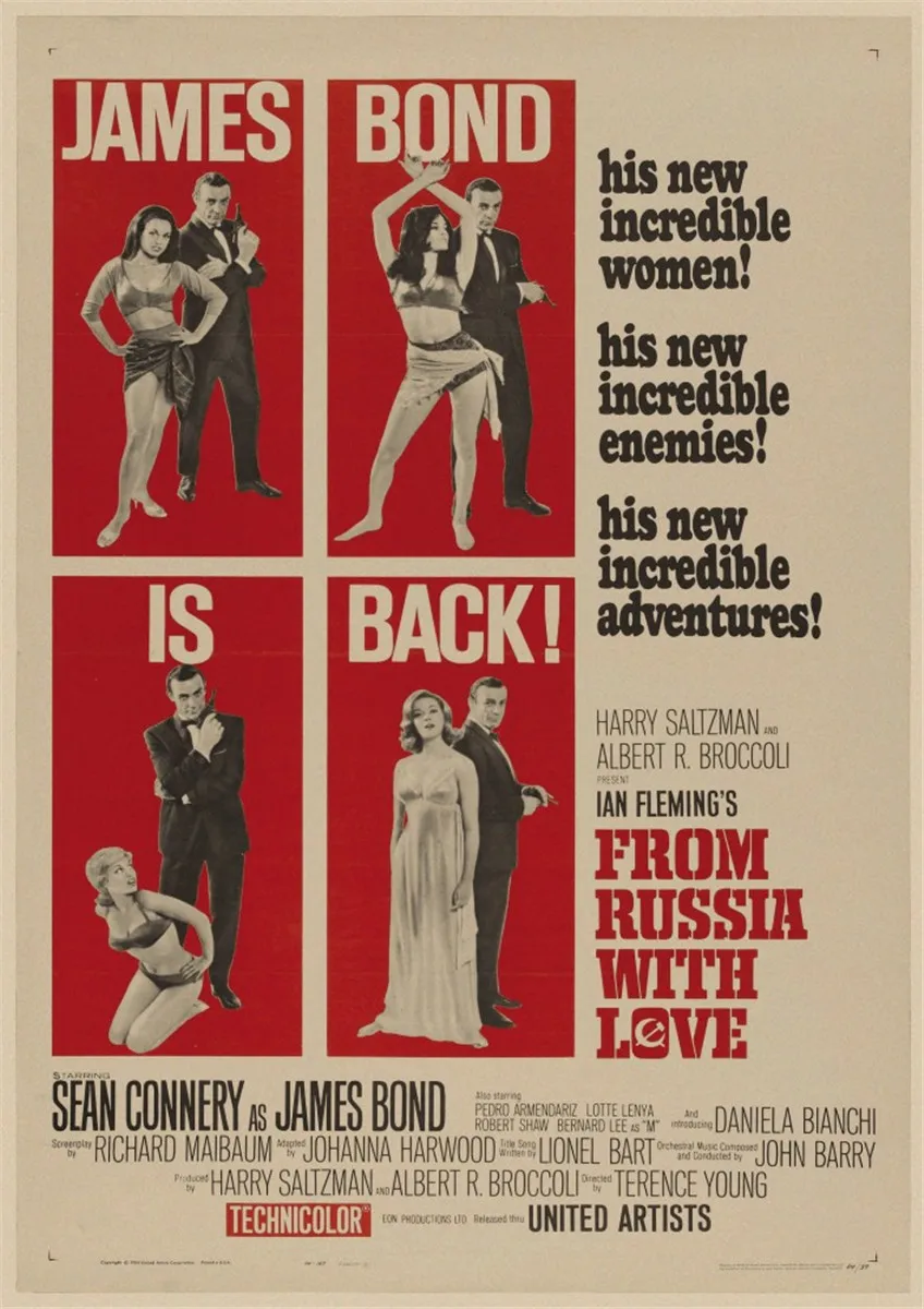 Vintage James Bond Poster