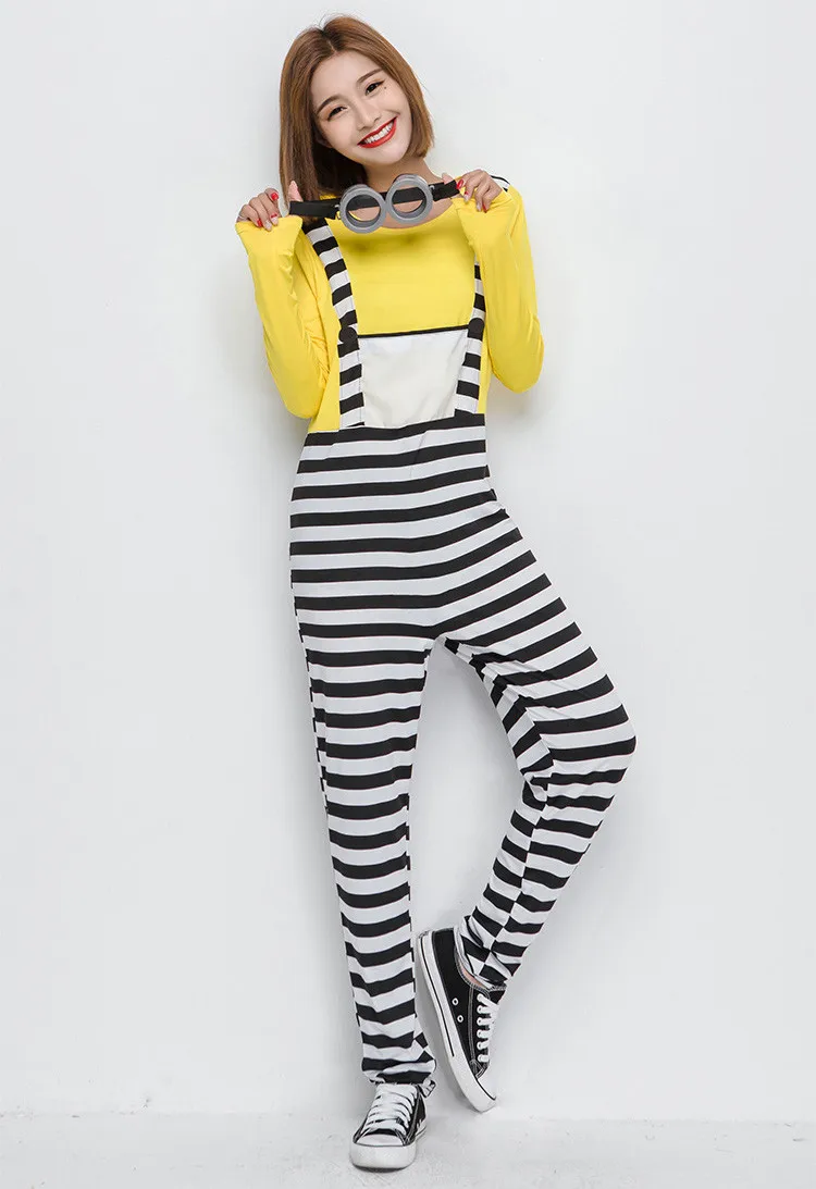 Movie Minions Costume Sexy Female Minion Han Night Party Fancy Dress In Movie And Tv Costumes From