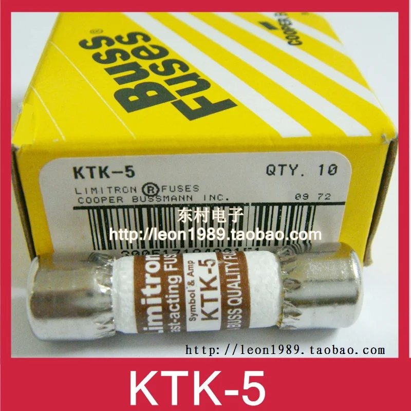 BUSSMANN fusible Limitron, KTK 5, 5A, 600V, KTK 5|bussmann fuse|fuse ...