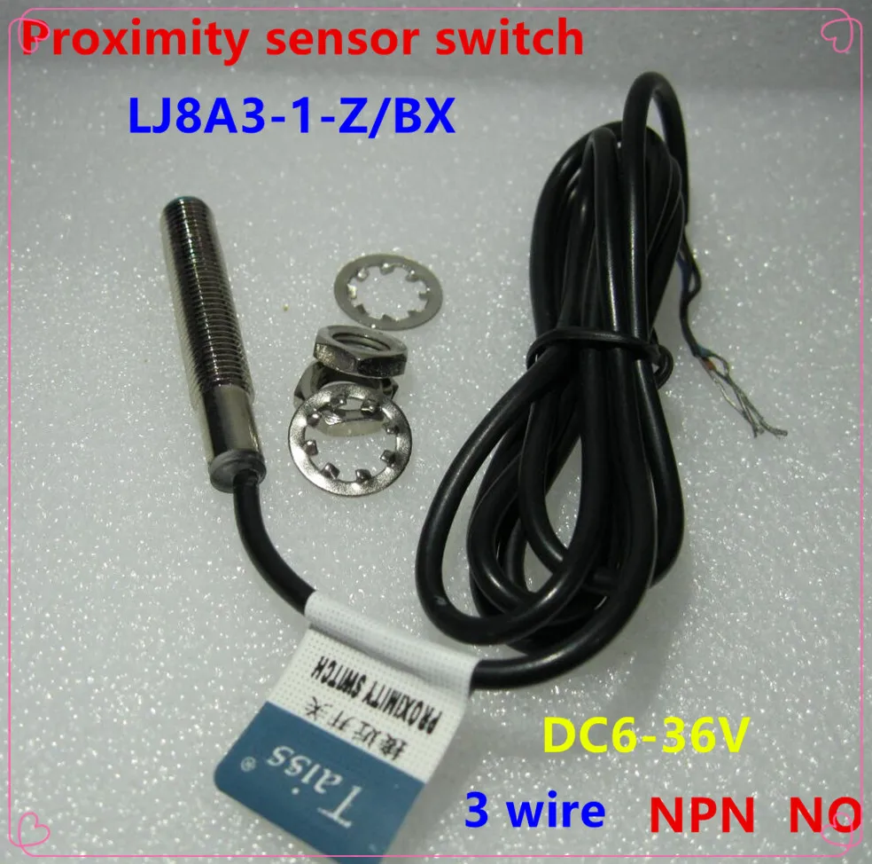 Other Sensors LJ8-2-Z/BX DC6-36V NPN NO Cylindrical Inductive Proximity Sensor Switch Electrical ...