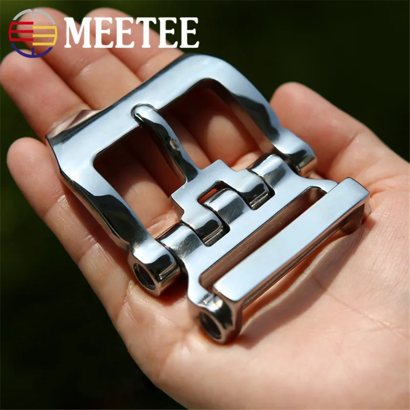 1Pc Stainless Steel Belt Buckle Leisure Business Men Metal Pin Buckles ...