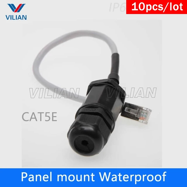 Rj45 Vízálló Csatlakozó M16 Ethernet Interfész M20 Lan Hálózati Adapter ...