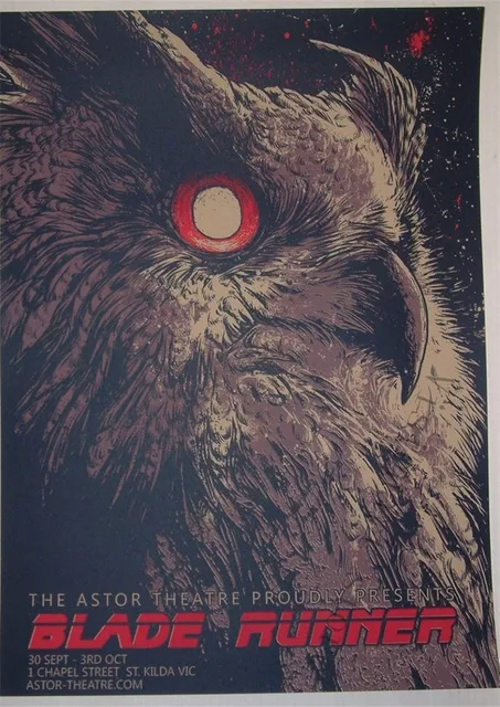 Blade Runner Poster Owl