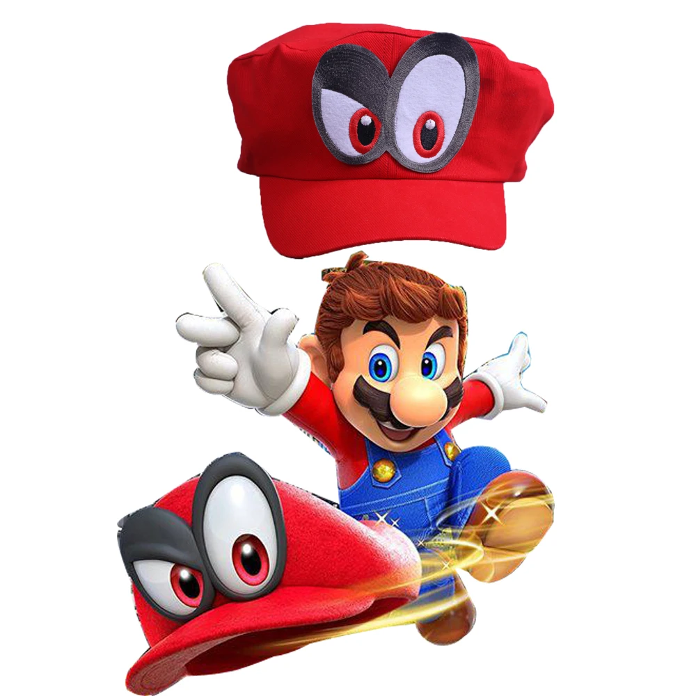 Game Super Mario Odyssey Hat Mario Hat Mario Caps Adult Kids Anime ...